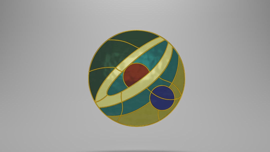 Space Cosmos Pattern Stained Glass Pattern PDF SVG Digital Download Do ...