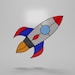 Rocket Pattern Stained Glass Pattern PDF SVG Digital Download Do It ...