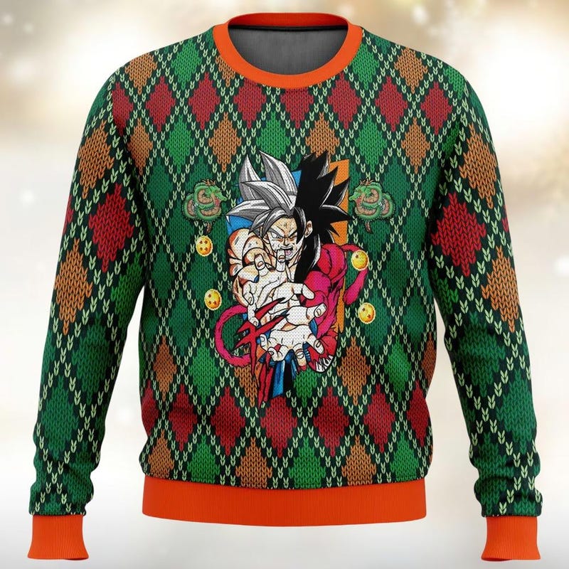 Kid Goku Christmas Sweater - Etsy Canada