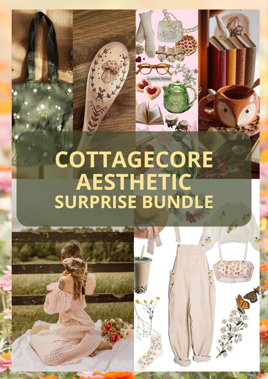 Bloomcore | Cottagecore | Aesthetic Surprise Bundle - Etsy