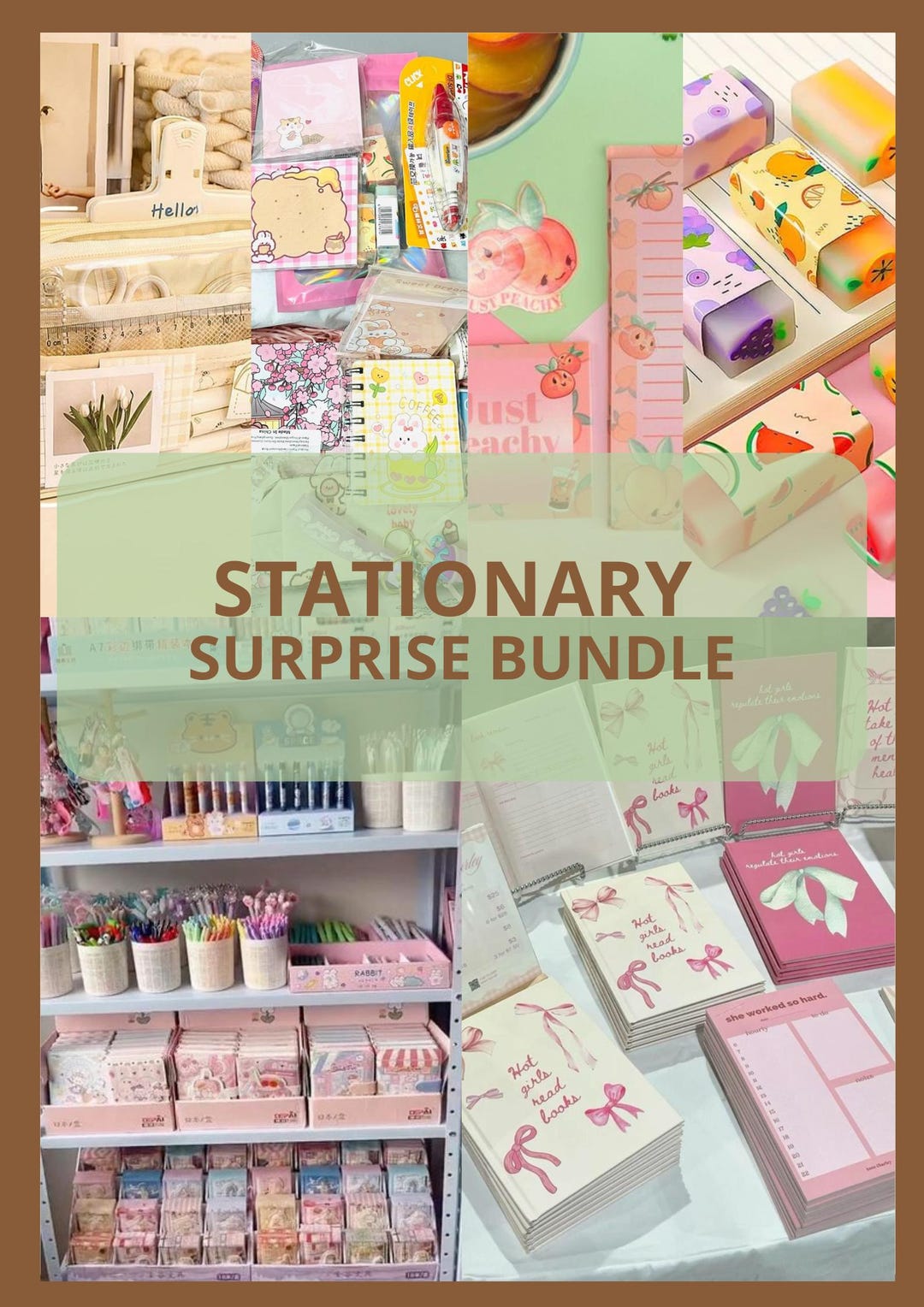 Stationary Gift Box | School Supplies Surprise Bundle | Aesthetic - Etsy