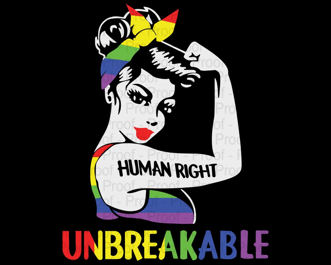 Unbreakable Human Right Strong Woman Svg File, Human Right Svg - Etsy