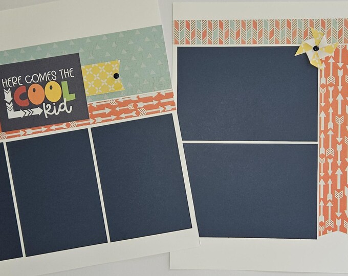 Cool Kid.... 12x12 Scrapbook Layout, Scrapbook Page Kit, Project Life ...
