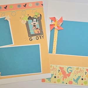 Goofy...12x12 Scrapbook Layout/pages - Etsy