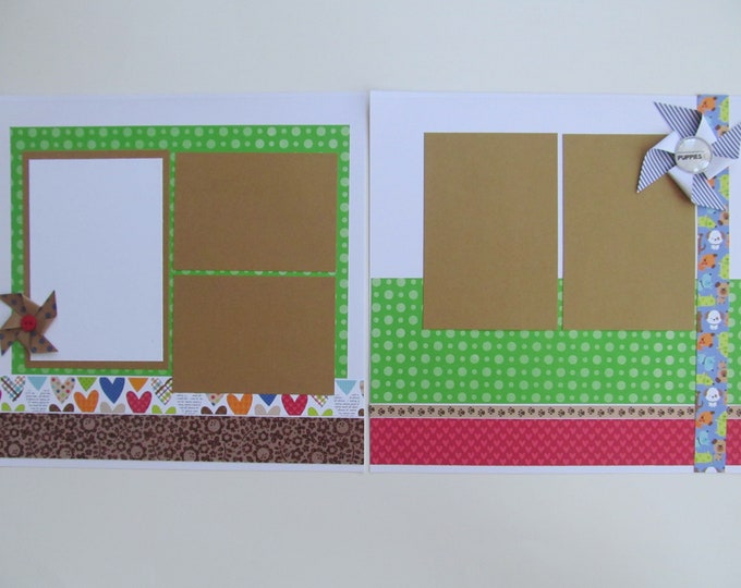 Doggy Bone.......12x12 Scrapbook Layout, Scrapbook Page Kit - Etsy