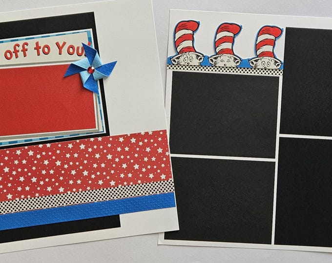 Dr. Seuss 12x12 Scrapbook Layout, Scrapbook Page Kit - Etsy