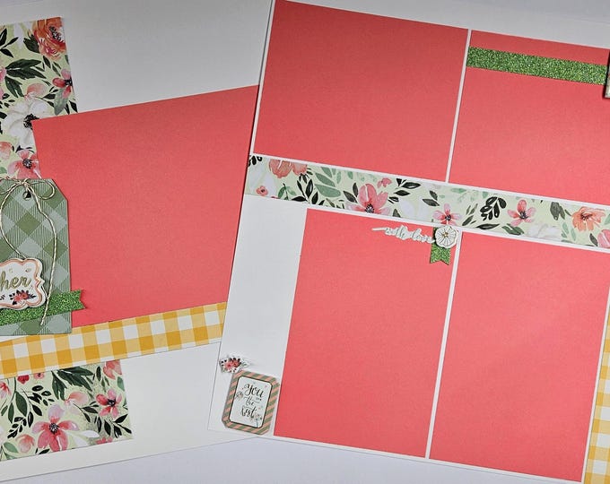 She Believed...12x12 Scrapbook Layout, Scrapbook Page Kit - Etsy