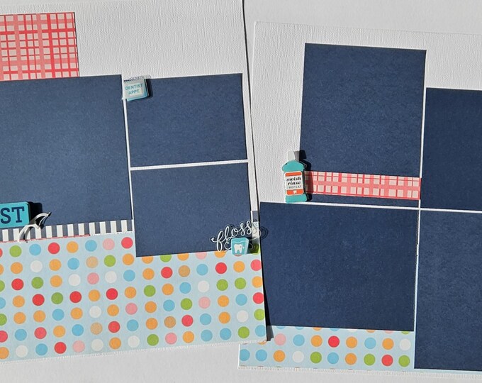 Dentist...........12x12 Scrapbook Layout, Scrapbook Page Kit, Project ...