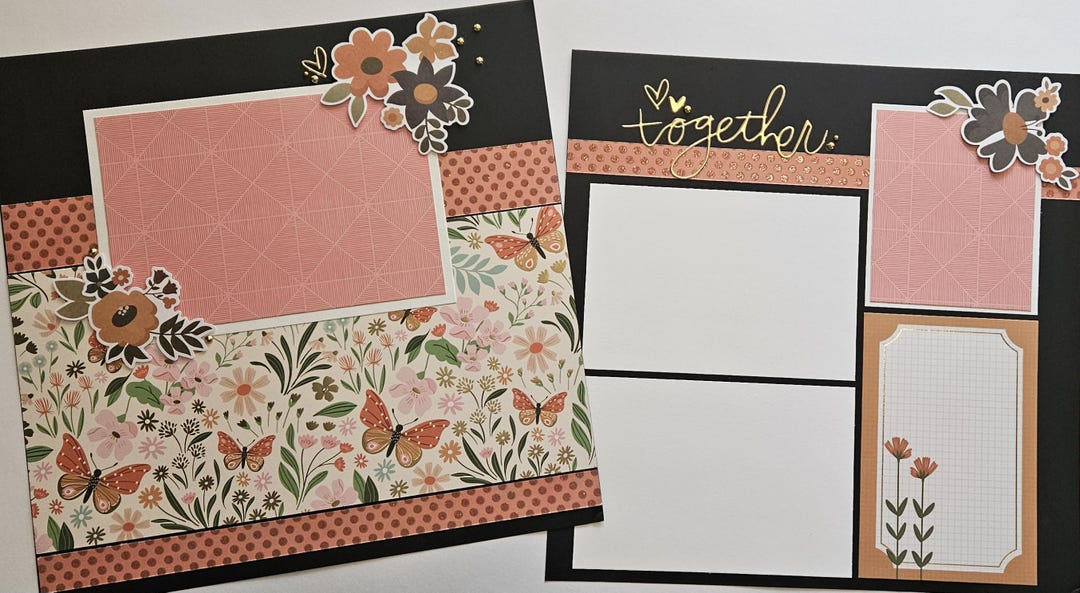 Together 12x12 Scrapbook Layout, Scrapbook Page Kit - Etsy