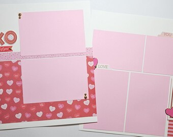 Party Time DIY Kit,12x12 Scrapbook Layout, Scrapbook Page Kit - Etsy