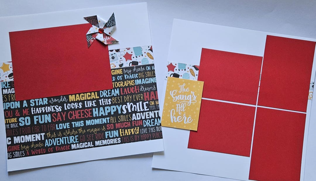 The Gangs All Here....12x12 Scrapbook Layout, DIY Kit, Scrapbook Page ...