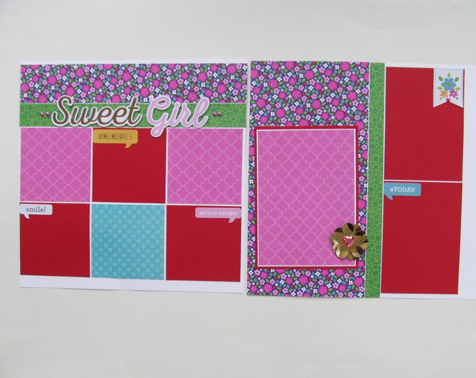 Land I Love Premade or DIY Kit,12x12 Scrapbook Layout, Scrapbook Page ...