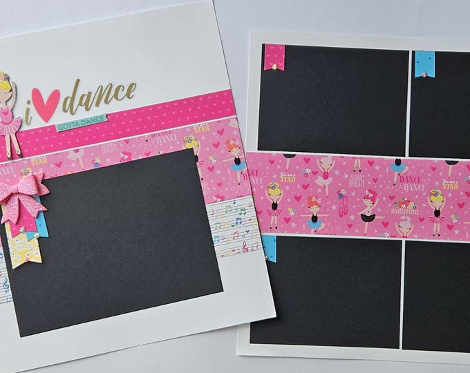 I Heart Dance......12x12 Scrapbook Layout/pages - Etsy