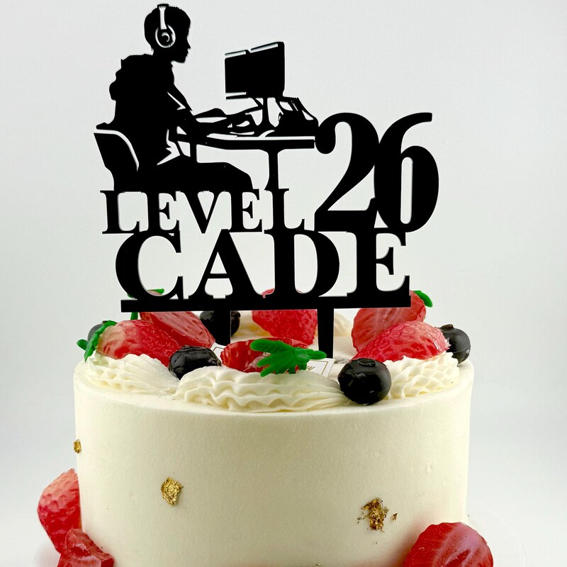 Gaming Cake Topper - Etsy