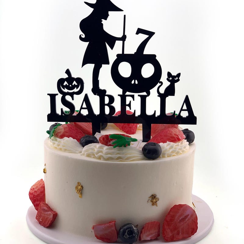 Happy Halloween Cake Topper - Etsy