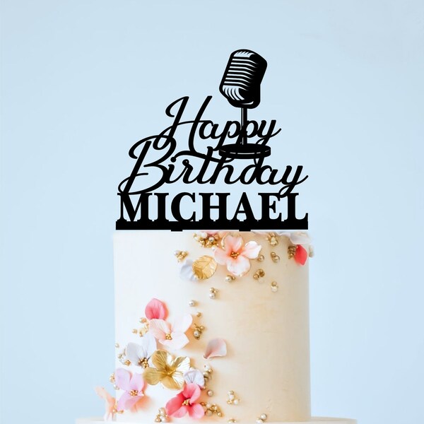 Music Cake Topper - Etsy Australia