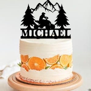 ATV Cake Topper, Four Wheeler Birthday Cake Topper, Wheel 4x4 Cake ...