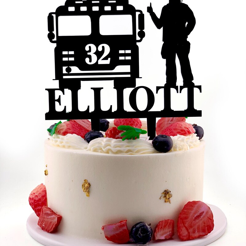 Firefighter Cake - Etsy