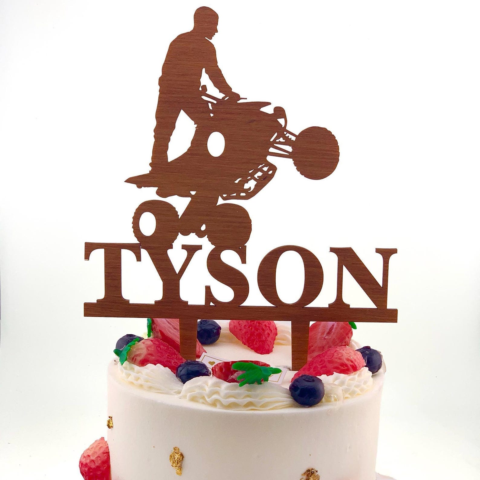 Personalized ATV Birthday Cake Topper: Quad Racing Party Decoration - Etsy