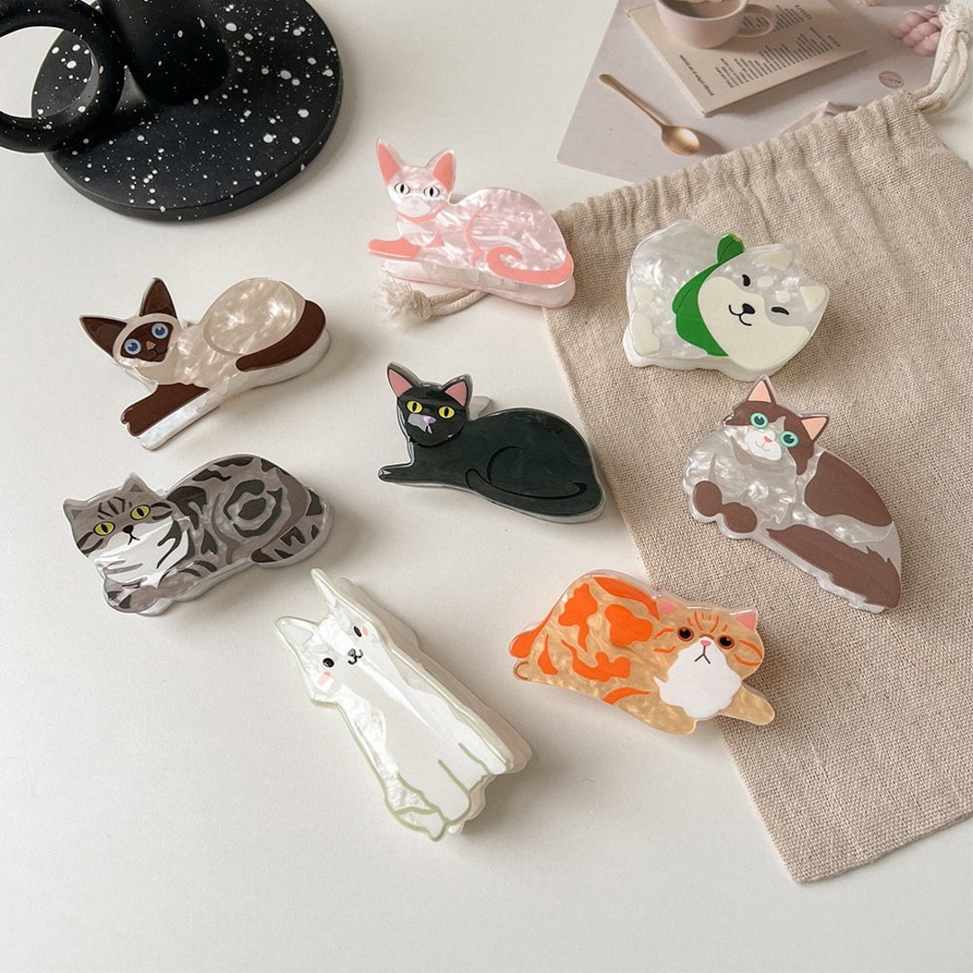 Cat Hair Clip,dog Hair Clip,cute Cat Hair Claw,animal Hair Clip ...