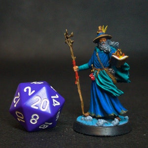 Dnd Wizard/sorcerer Miniature Hand-painted - Etsy