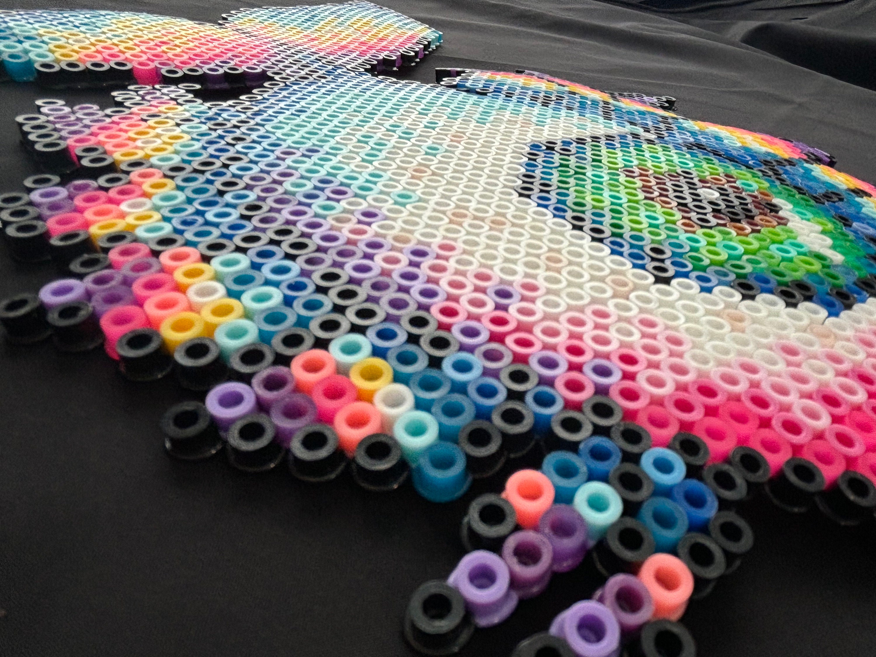 Neon Fish Eye Perler Beads / Hama Beads / Melty Beads - Etsy
