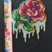 Drippy Rose Perler Beads / Hama Beads / Melty Beads - Etsy