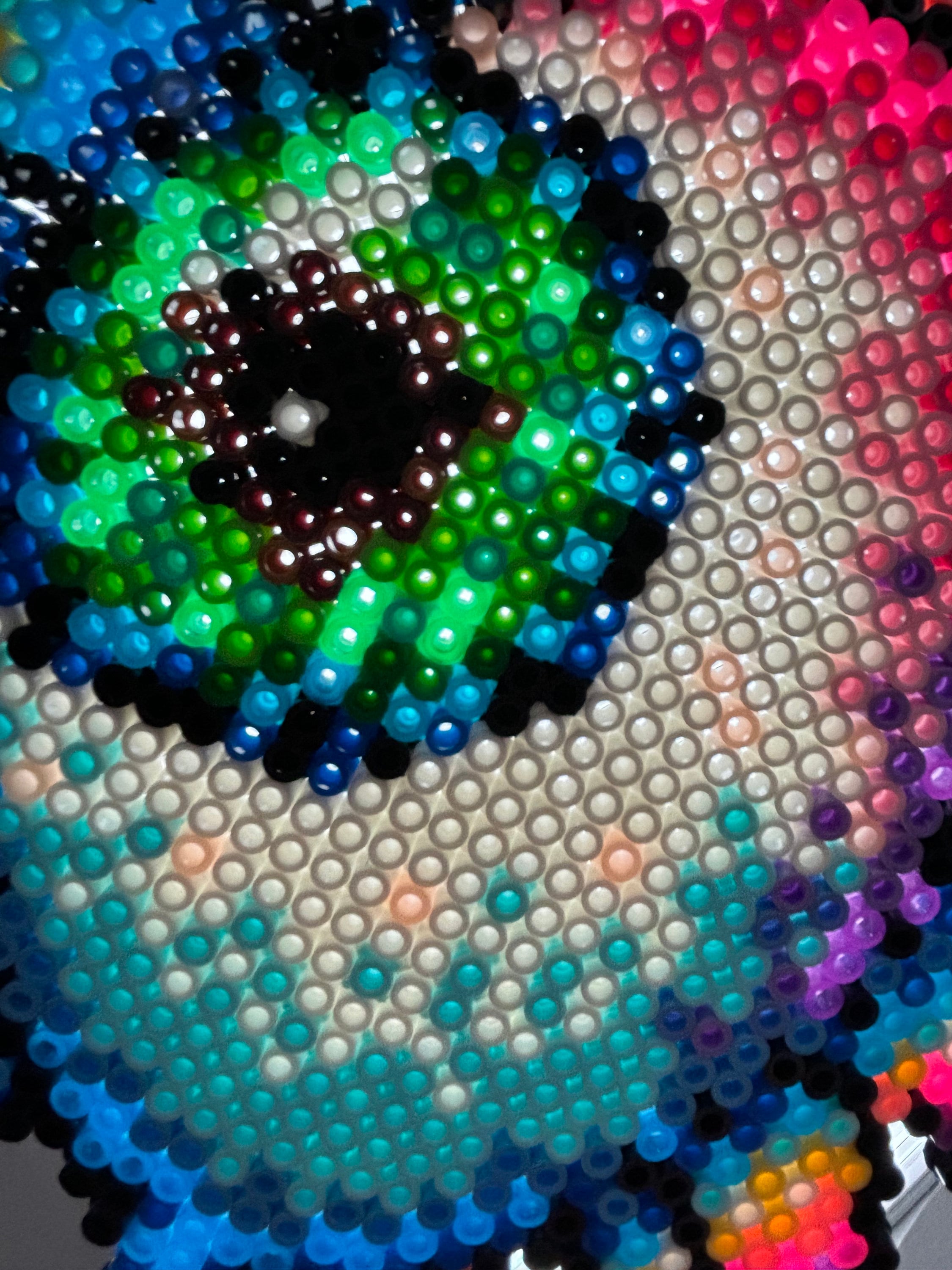 Neon Fish Eye Perler Beads / Hama Beads / Melty Beads - Etsy