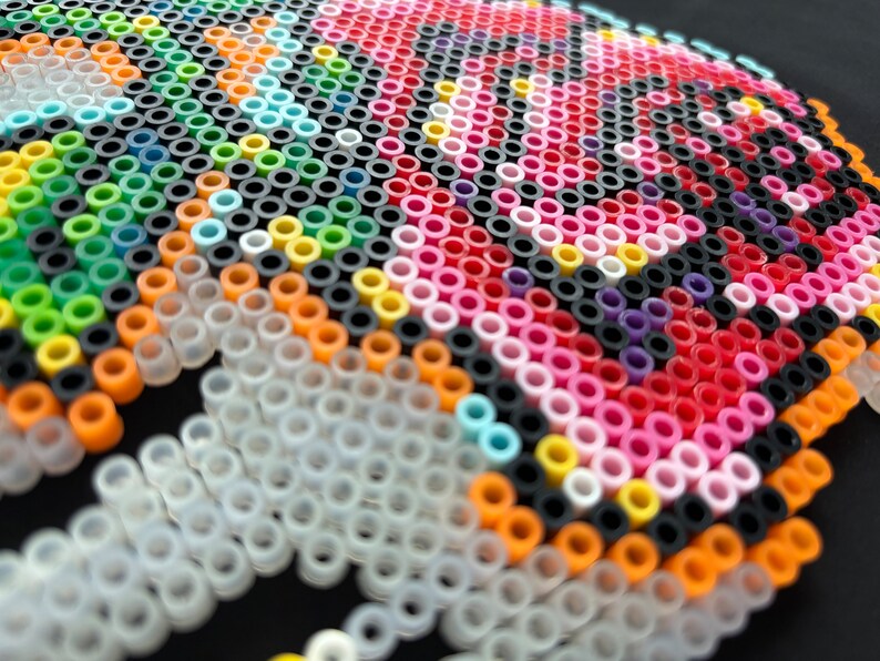 Drippy Rose Perler Beads / Hama Beads / Melty Beads - Etsy