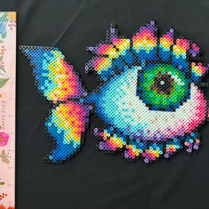 Neon Fish Eye Perler Beads / Hama Beads / Melty Beads - Etsy