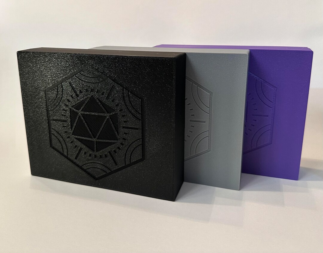 TTRPG Dice Box + Mini Storage & Rolling Tray - 3D Printed - Etsy TTRPG Dice Box + Mini Storage & Rolling Tray - 3D Printed - Etsy