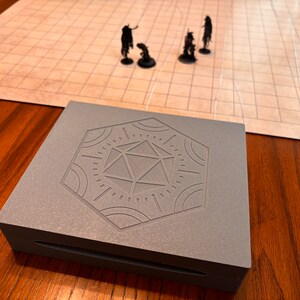 TTRPG Dice Box + Mini Storage & Rolling Tray - 3D Printed - Etsy