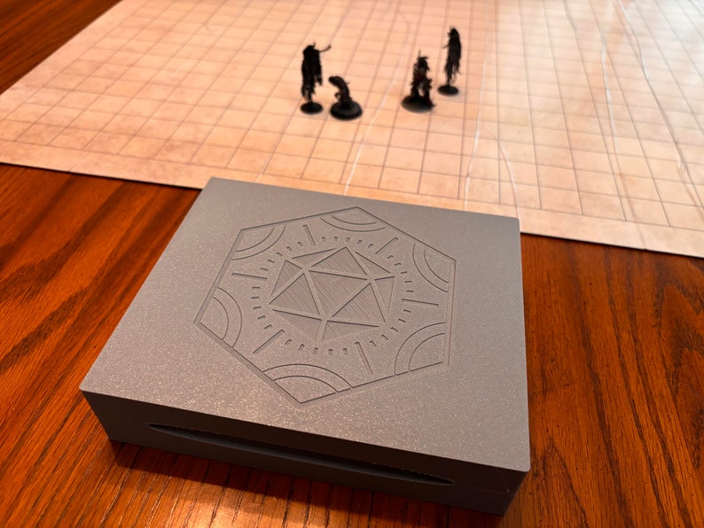 TTRPG Dice Box + Mini Storage & Rolling Tray - 3D Printed - Etsy TTRPG Dice Box + Mini Storage & Rolling Tray - 3D Printed - Etsy