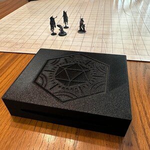 TTRPG Dice Box + Mini Storage & Rolling Tray - 3D Printed - Etsy