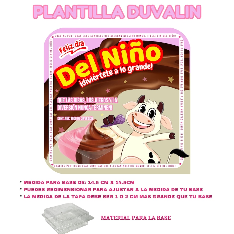 Plantillas para duvalin gigante - Etsy México