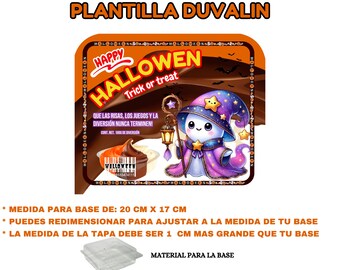 20 Duvalín HALLOWEEN Templates, High Resolution, Giant Duvalin, Print ...