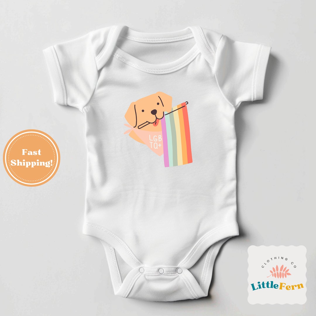 Cute Pride Flag Baby Onesie®- LGBTQIA+ Baby Onesie®- Newborn Clothes ...