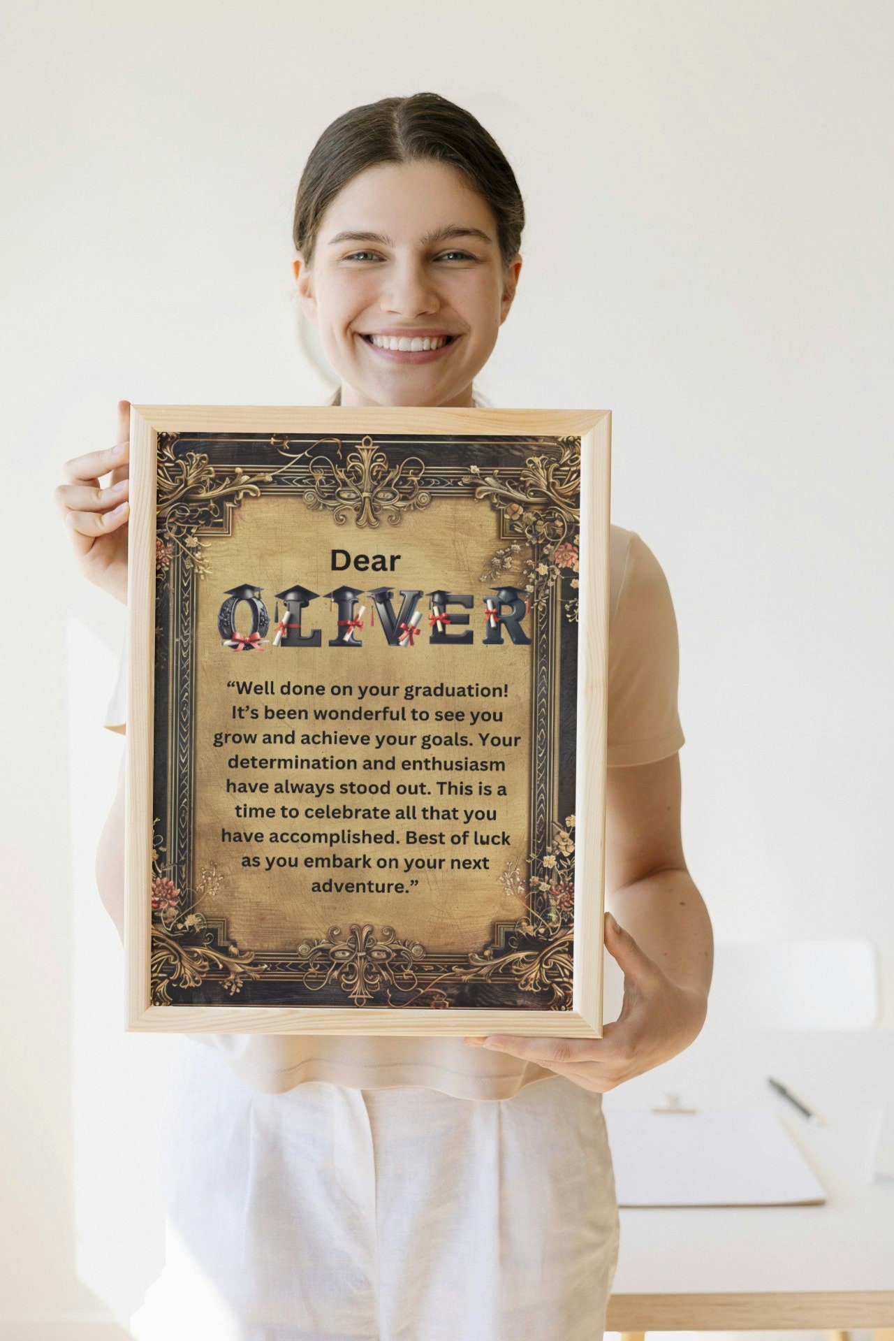 Congratulations Graduation Party Sign, Modern and Retro Congrats Sign ...