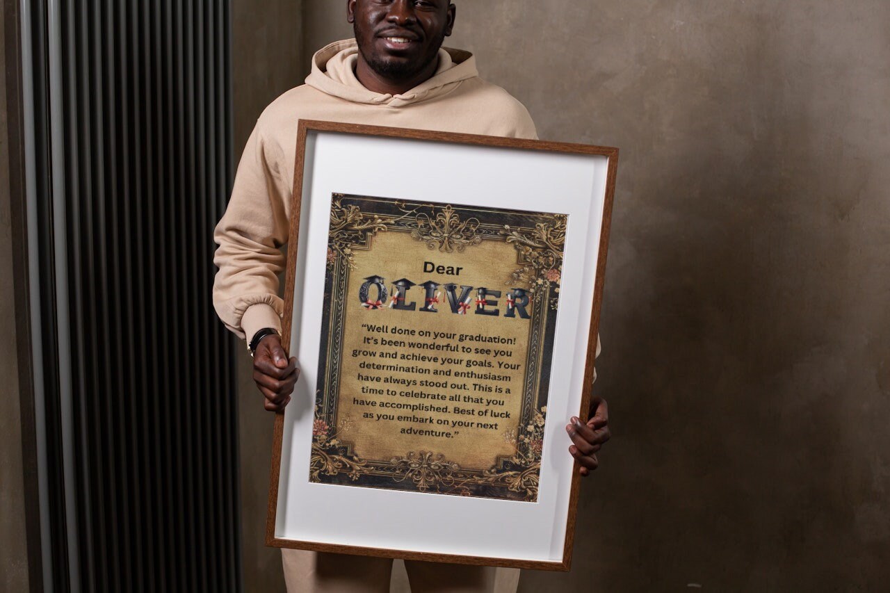 Congratulations Graduation Party Sign, Modern and Retro Congrats Sign ...