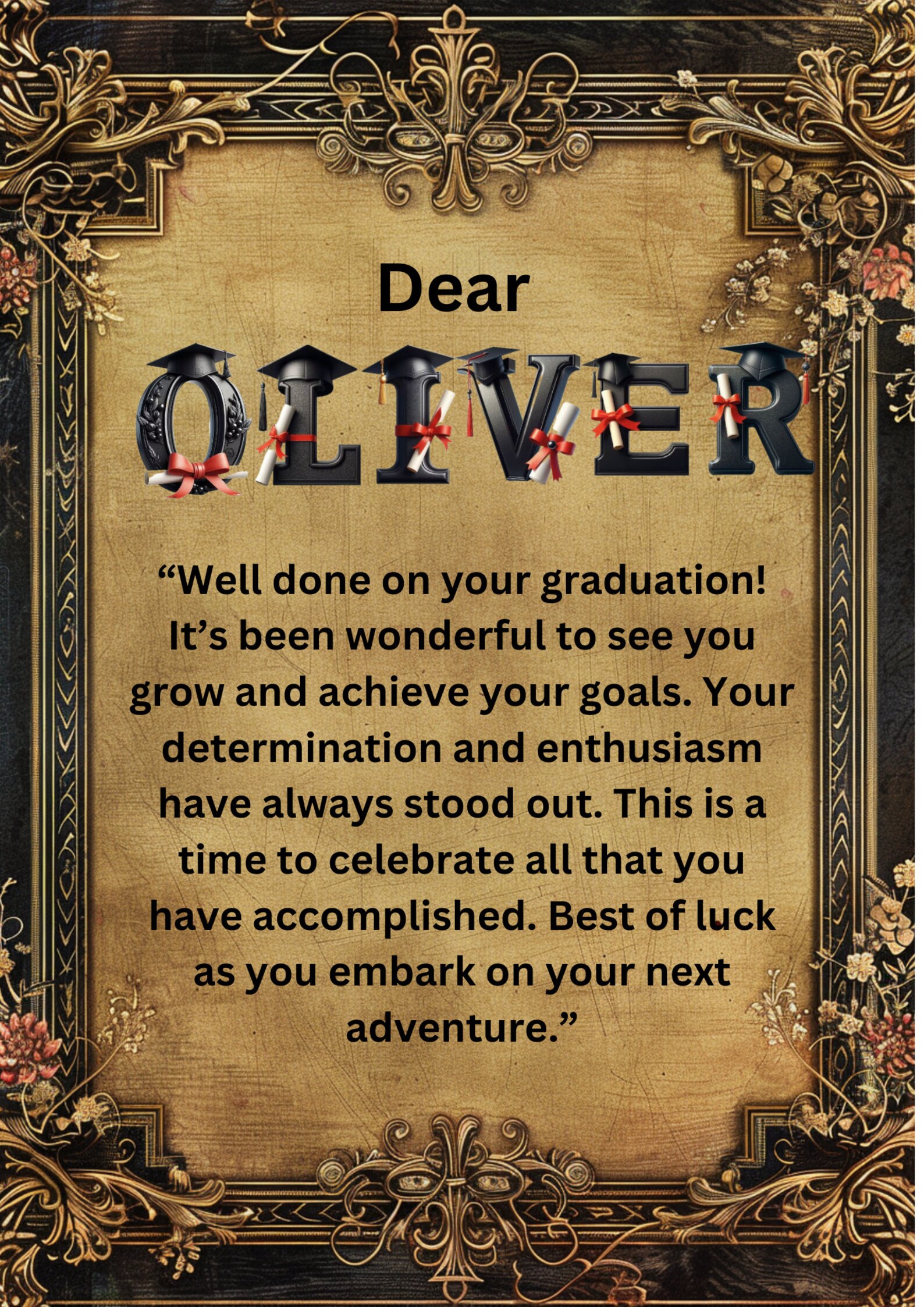 Congratulations Graduation Party Sign, Modern and Retro Congrats Sign ...