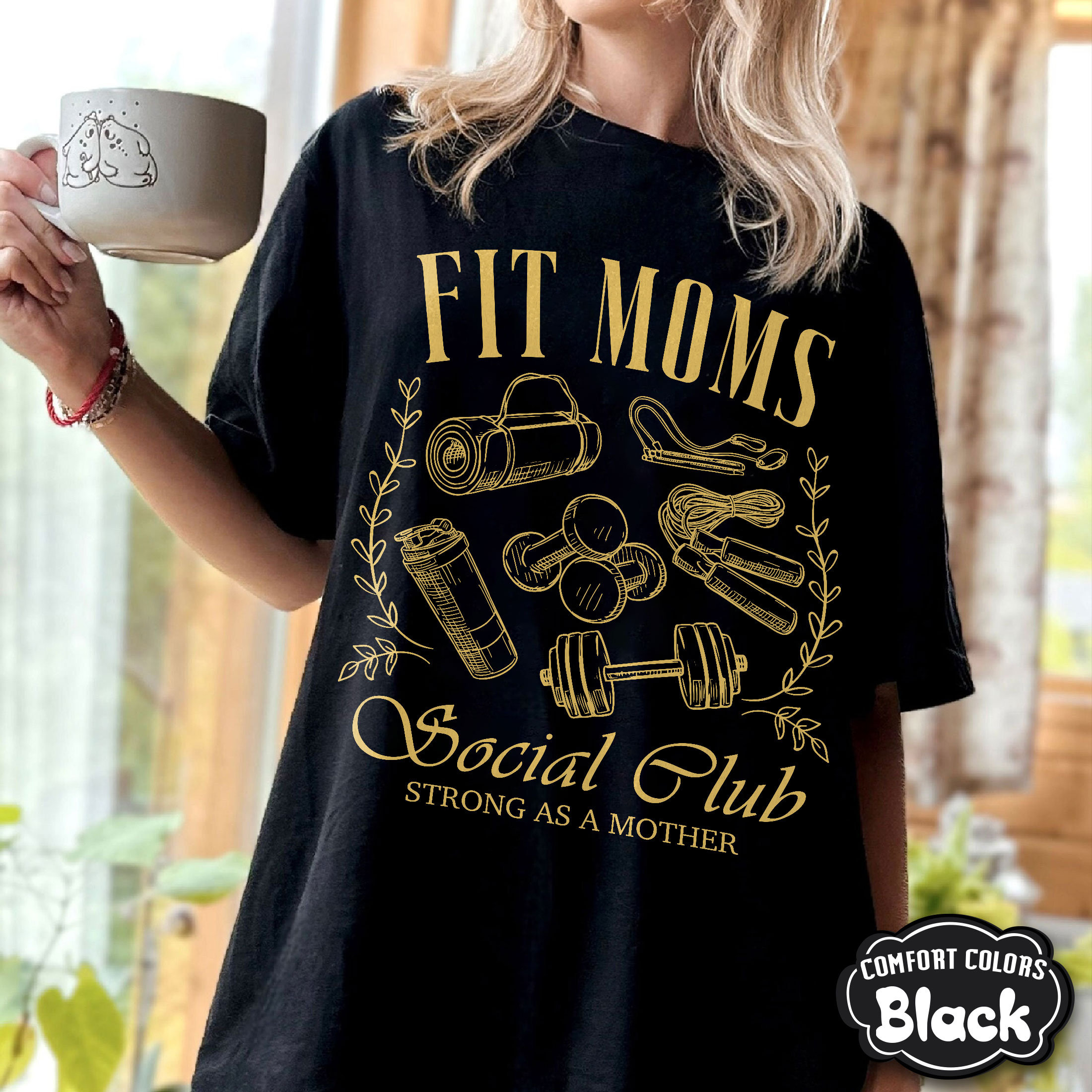 Fit Mom Social Club Digital Download PNG, Pump Cover, Muscle Mommy Tee ...