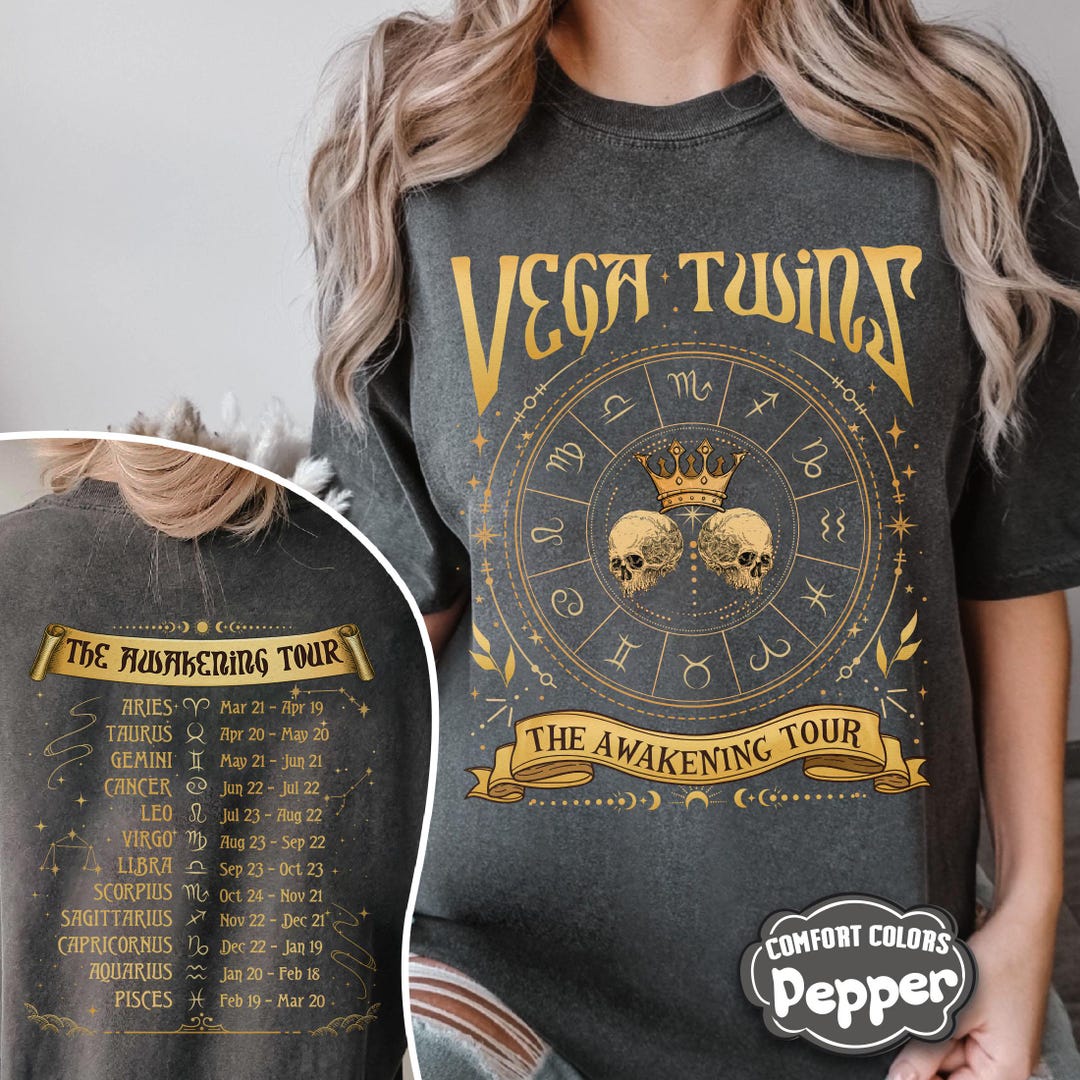 Vega Twins Zodiac Digital Download PNG, the Awakening Tour PNG, Darcy ...