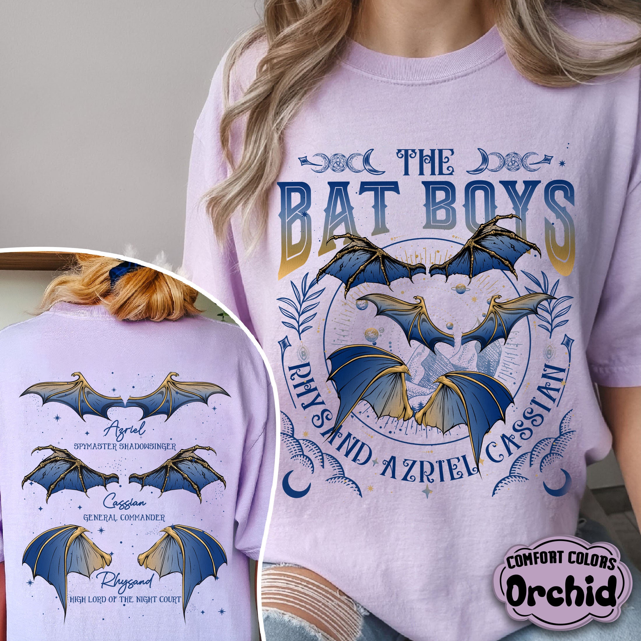 Bat Boys Digital Download PNG, Bat Boys Acotar PNG Designs, Sjm Merch ...