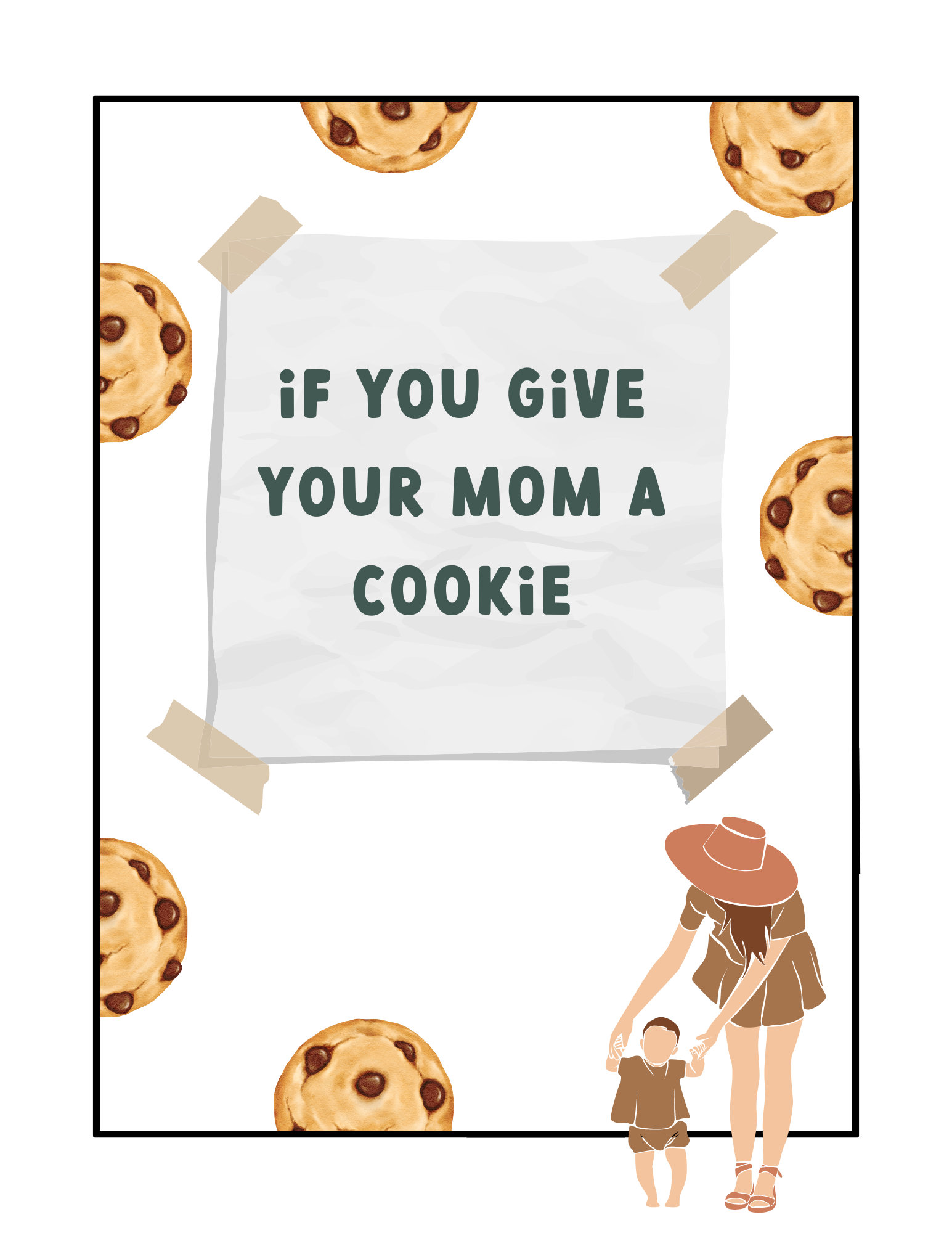 If You Give Your Mom A Cookie - Etsy