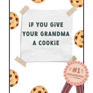 If You Give Your Grandma A Cookie - Etsy