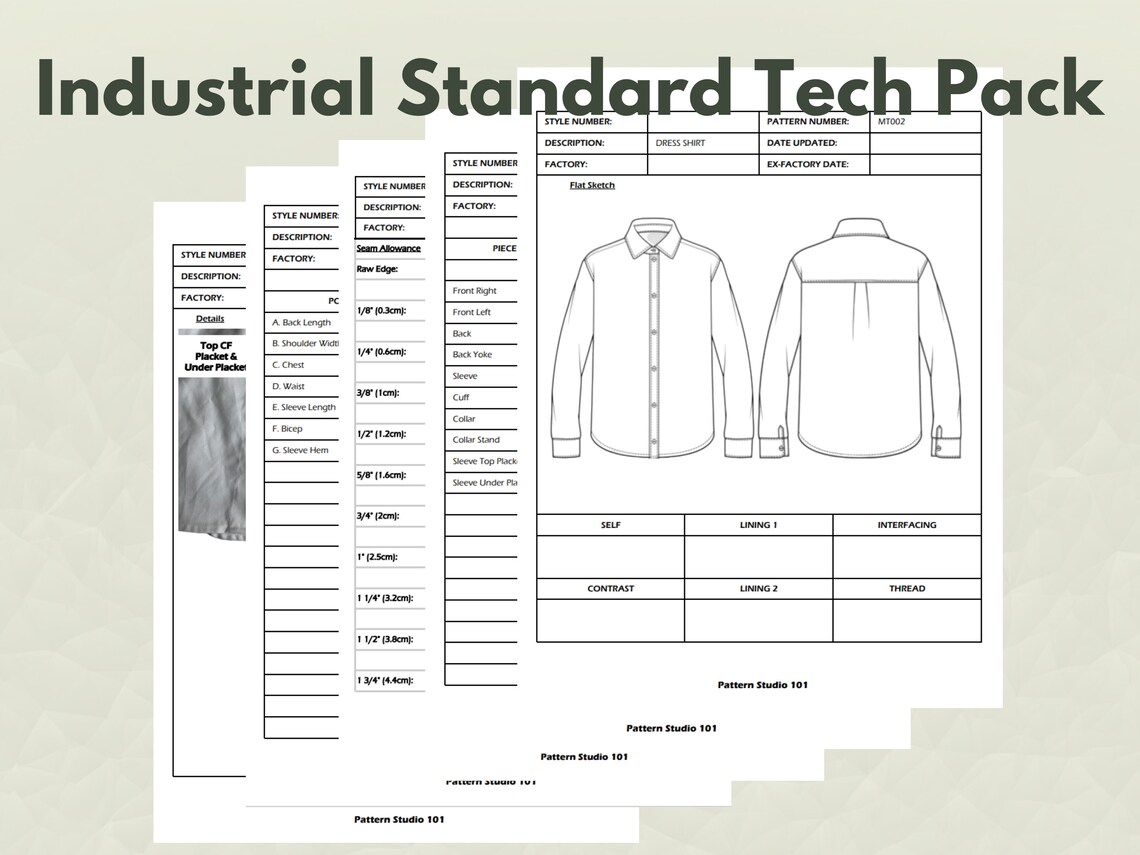Men's Dress Shirt Sewing Pattern, Polo Shirt Pattern, Dress Shirt ...
