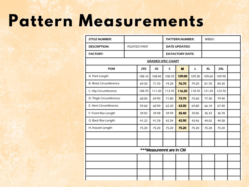 Women's Pleated Pants Sewing Pattern, Sewing Pattern, Women Pants ...