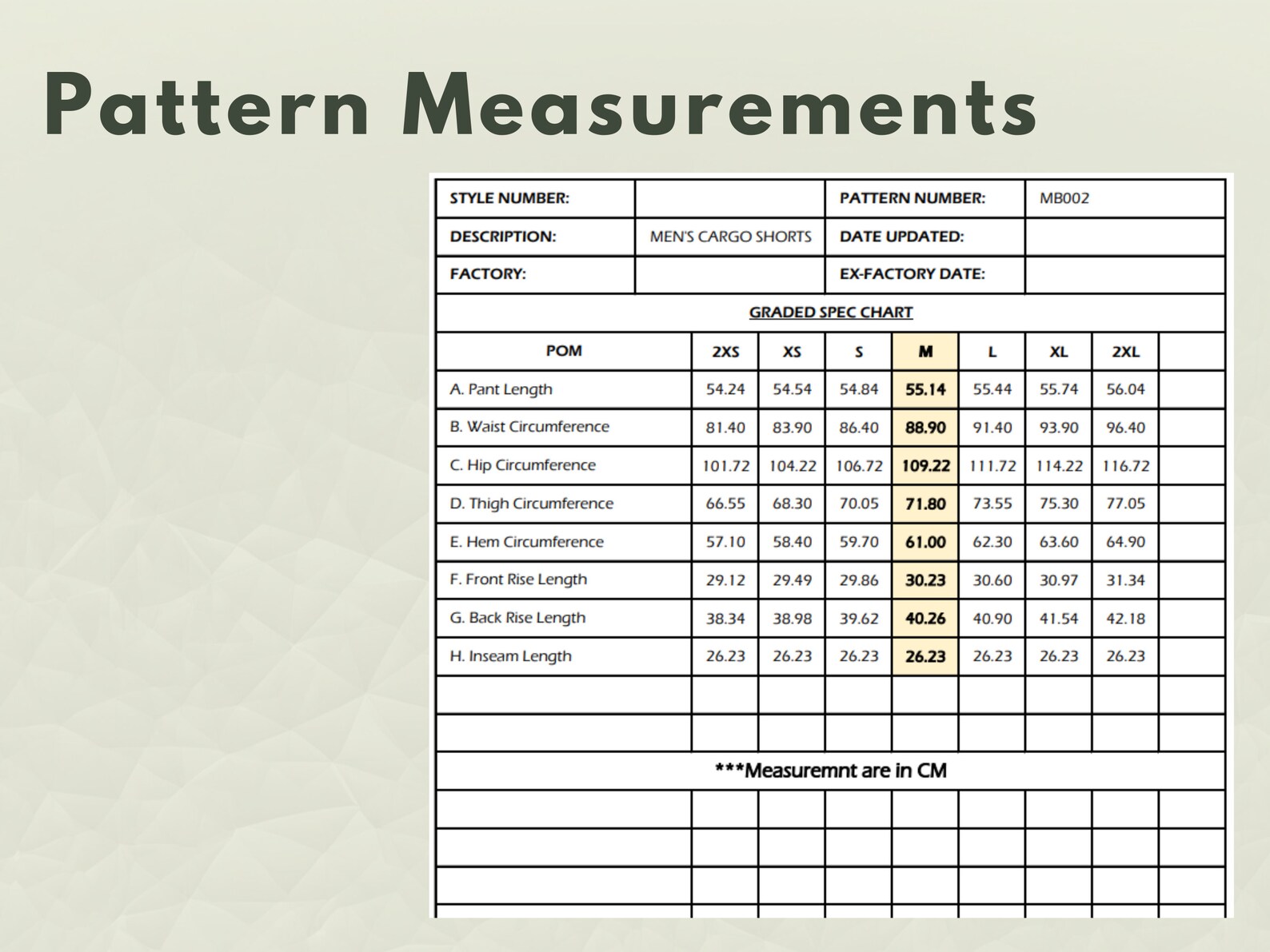 Men's Cargo Shorts Sewing Pattern, Short Sewing Pattern, Sewing ...