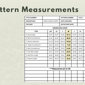 Men's Cargo Shorts Sewing Pattern, Short Sewing Pattern, Sewing ...