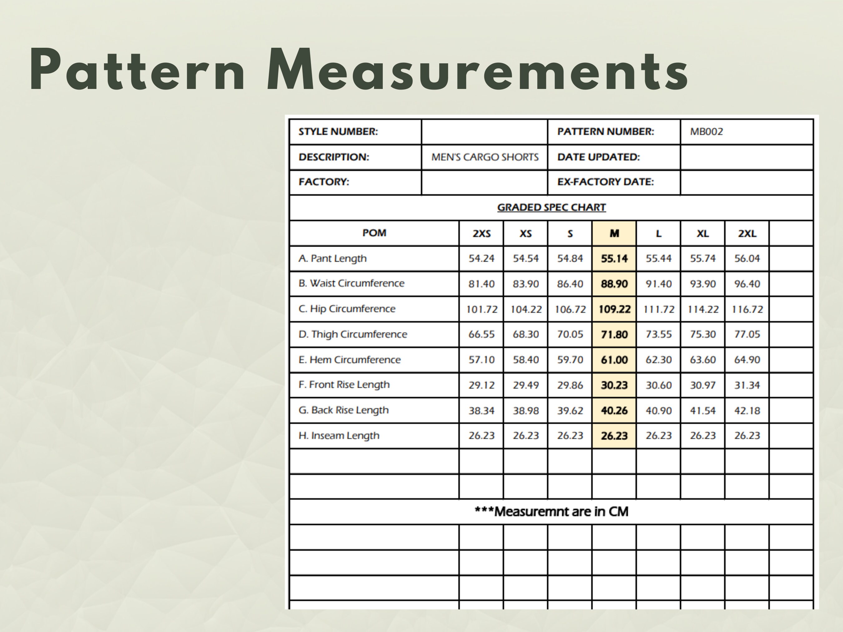 Men's Cargo Shorts Sewing Pattern, Short Sewing Pattern, Sewing ...